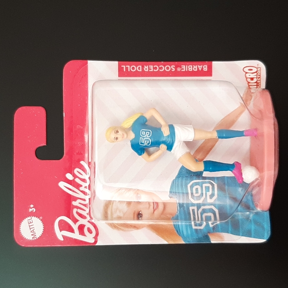 Barbie | Toys | Barbie Soccer Doll Mattel Micro Collection 275 Sport ...